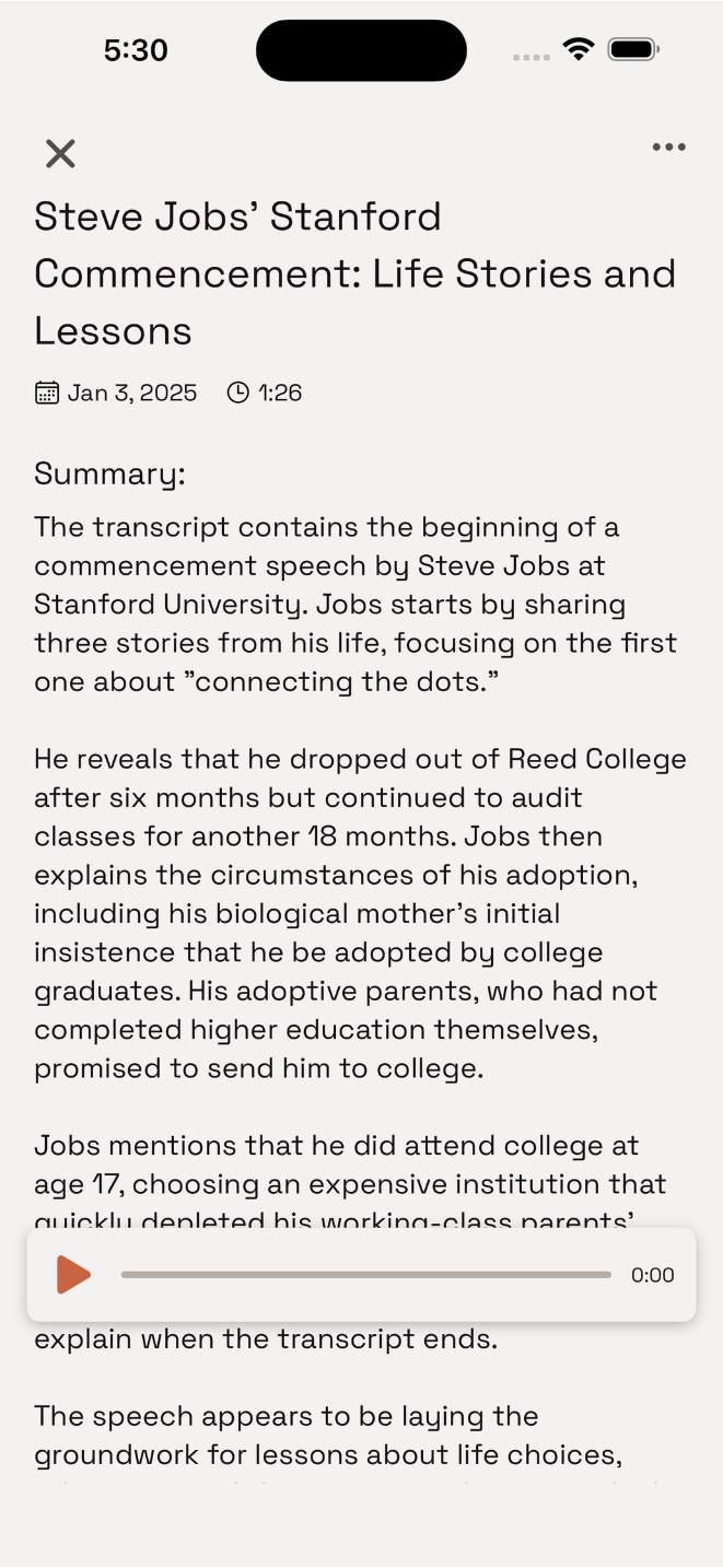 Scribbe - AI-Powered Notes for In Person Meetings